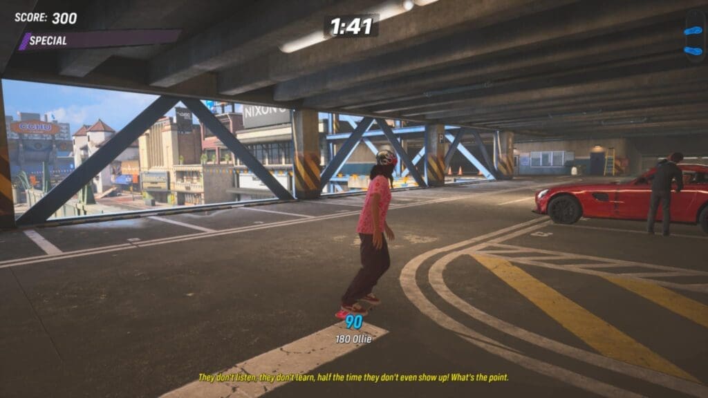 Tony Hawk's Pro Skater 3+4 - Skitch the Professor's Car - Screen Hype