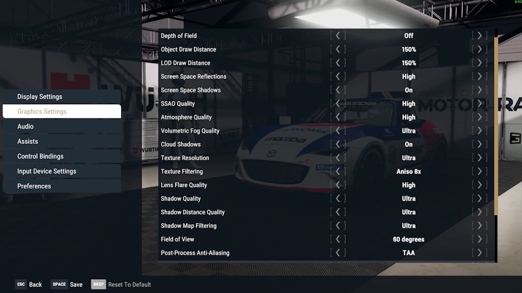 Project Motor Racing Settings Guide (Graphics, Sound, & More) - Screen Hype