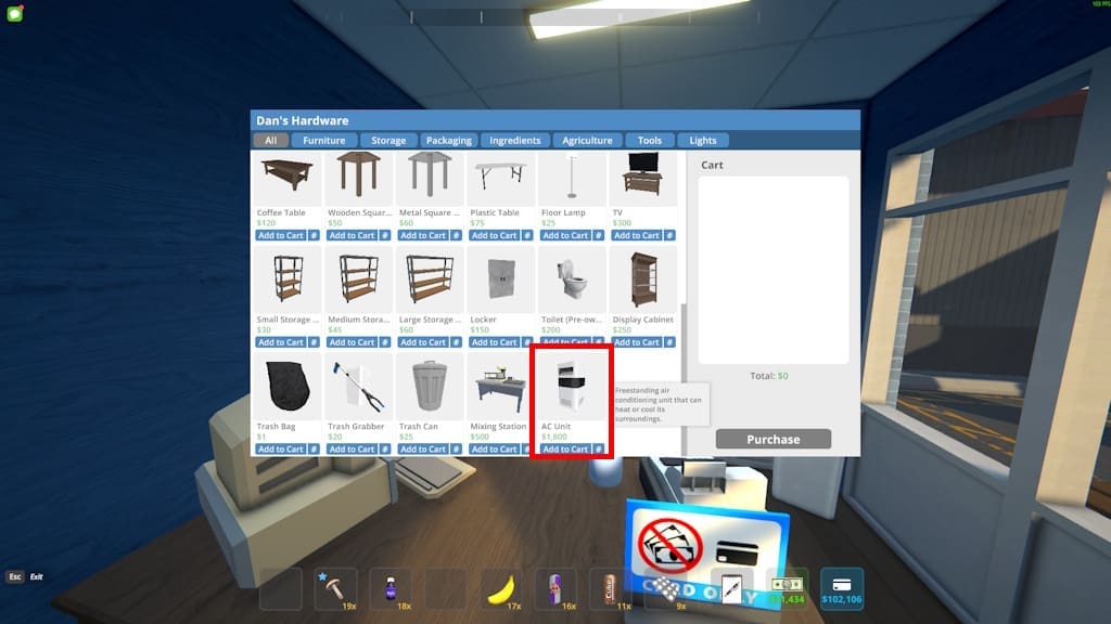 Schedule 1 AC Unit Guide (How To Use, Heat Maps, & More) - Screen Hype